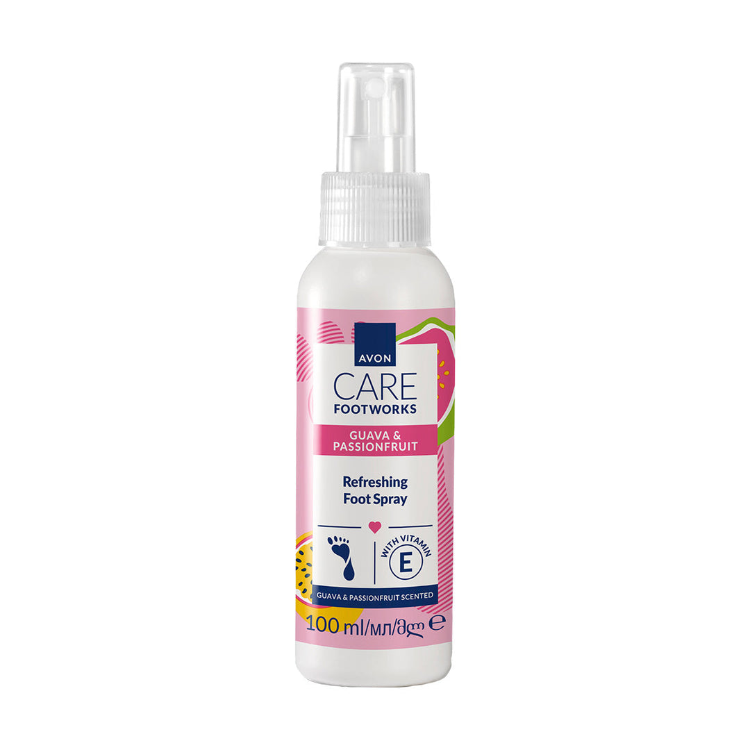 Avon Care Footworks Guava & Passion Fruit Refreshing Foot Spray · AVON ...